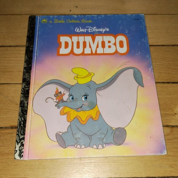 Little Golden Books | Accents | Vintage Walt Disneys Dumbo 988 A Little ...